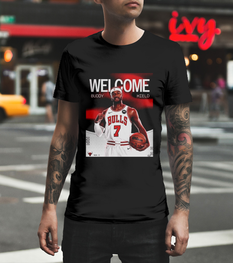 Buddy Hield 7 Chicago Bulls Welcome 2026 T-Shirt