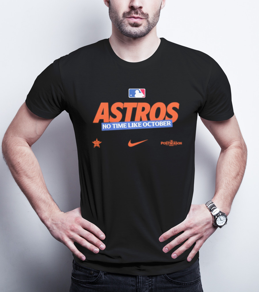 Houston Astros No Time Like October 2026 MLB Postseason Nike MLB T-Shirt