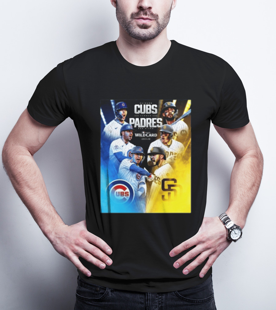 Chicago Cubs Vs San Diego Padres 2026 MLB NL Wild Card Showdown Baseball Fan Gear T-Shirt