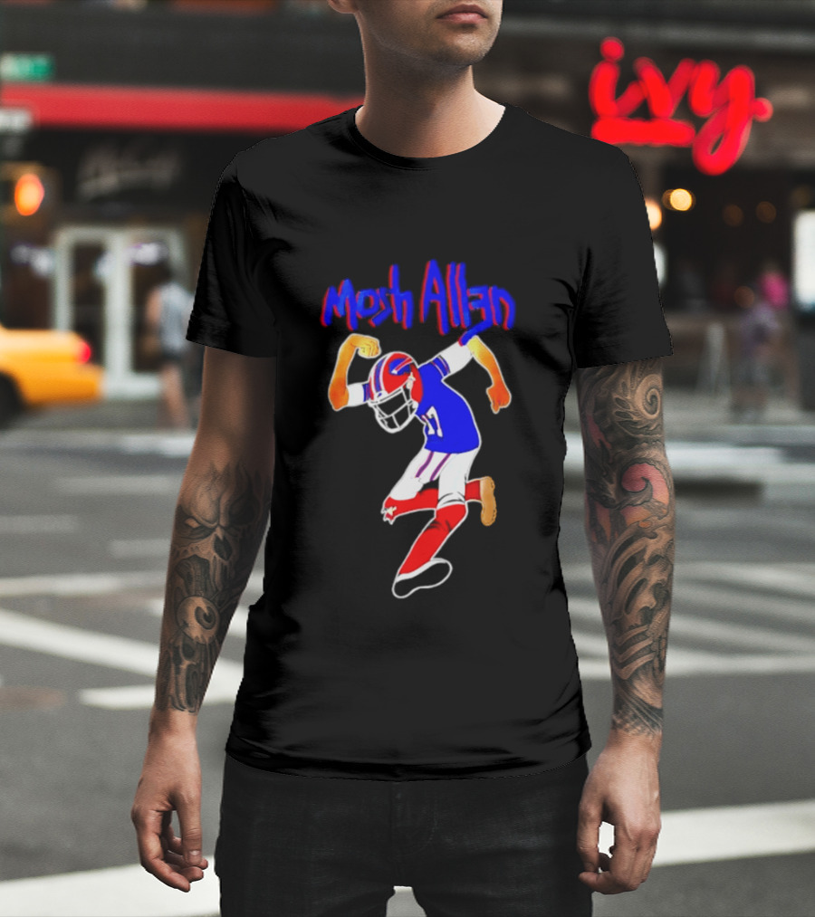 Buffalo Bills Josh Allen Mosh Allen Football Player T-Shirt