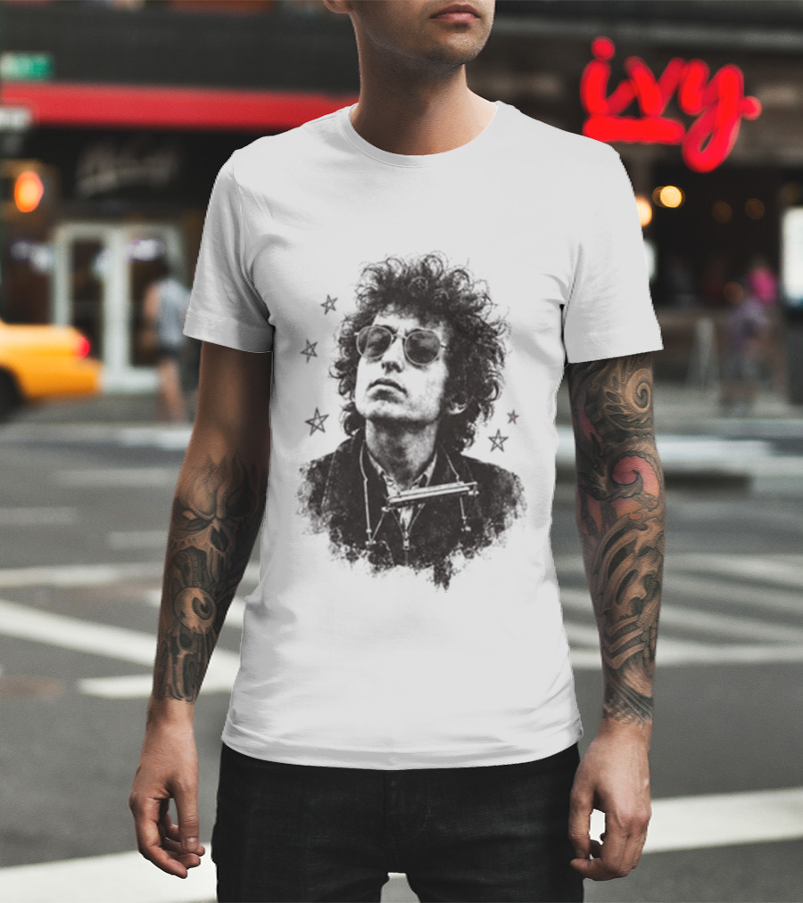 Bob Dylan Cream Disco Ball For Folk Fans Forever Following The Song T-Shirt