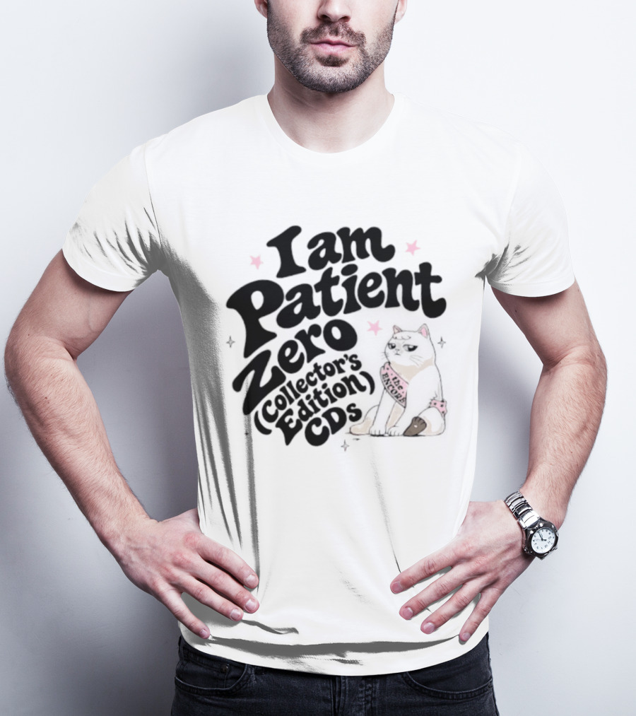 I Am Patient Zero Collectors Edition CDs Cat With Pink Bandana T-Shirt