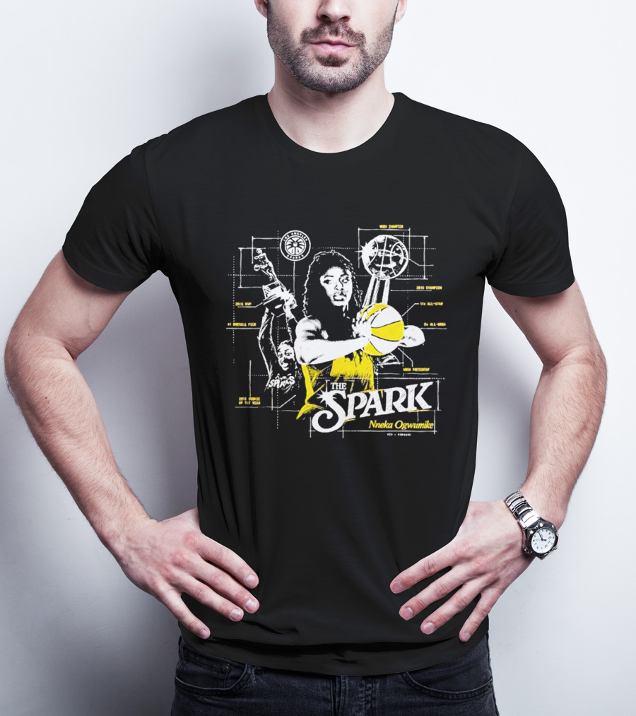 The Spark Nneka Ogwumike Final Game Celebration Thank You Los Angeles T-Shirt