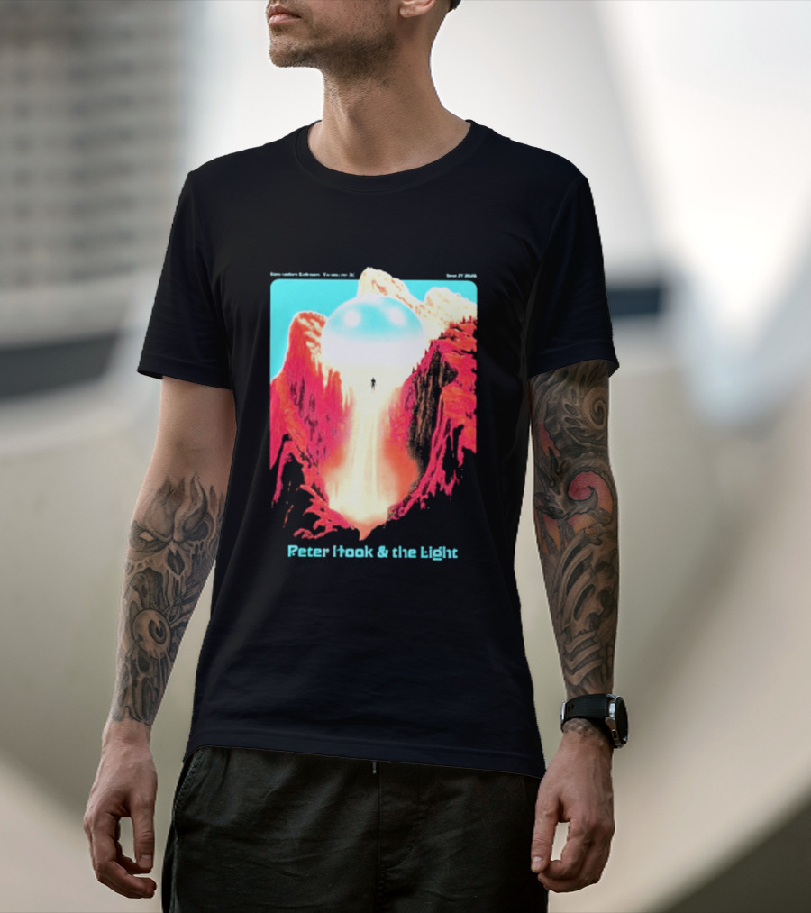 Peter Hook And The Light Vancouver BC Commodore Ballroom September 27 2026 Retro Futuristic Album Cover T-Shirt