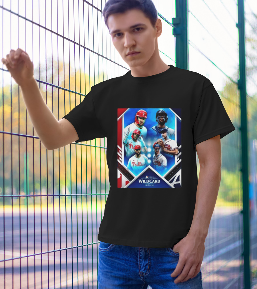 2026 MLB National League Wild Card Philadelphia Phillies Atlanta Braves Matchup T-Shirt