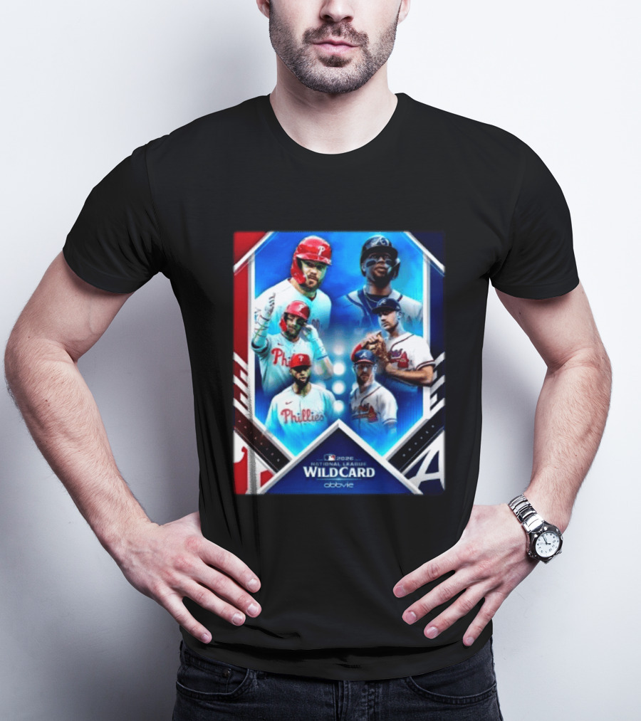 2026 MLB National League Wild Card Philadelphia Phillies Atlanta Braves Matchup T-Shirt