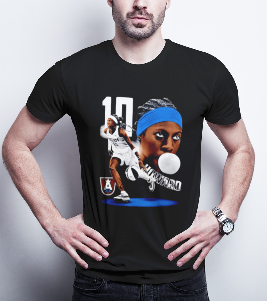 Rhyne Howard 10 Atlanta Dream Dual WNBA Basketball T-Shirt