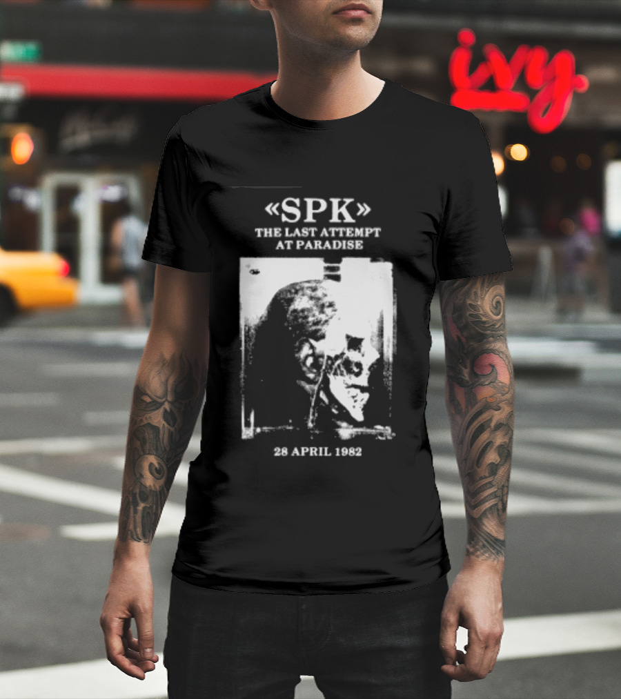 SPK The Last Attempt At Paradise Event 28 April 1982 T-Shirt