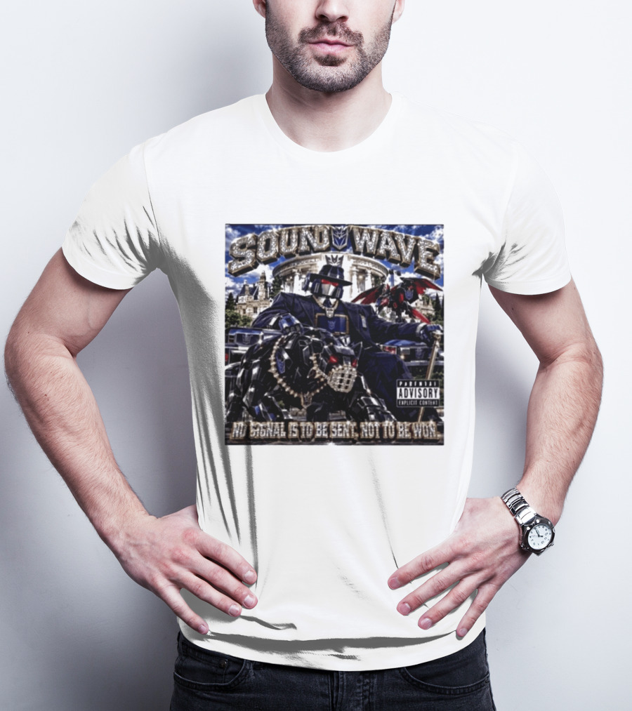 Sound Wave No Signal Is To Be Sent Not To Be Won Transformers T-Shirt