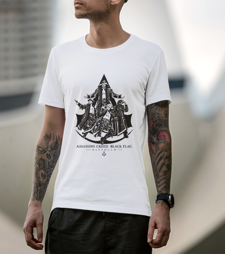 Will Ospreay Assassins Creed Black Flag Resynced AEW T-Shirt