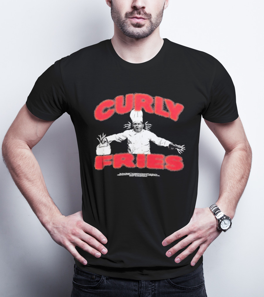Finn Wolfhard Curly Fries Chef 2026 Faces Mashed Potato T-Shirt