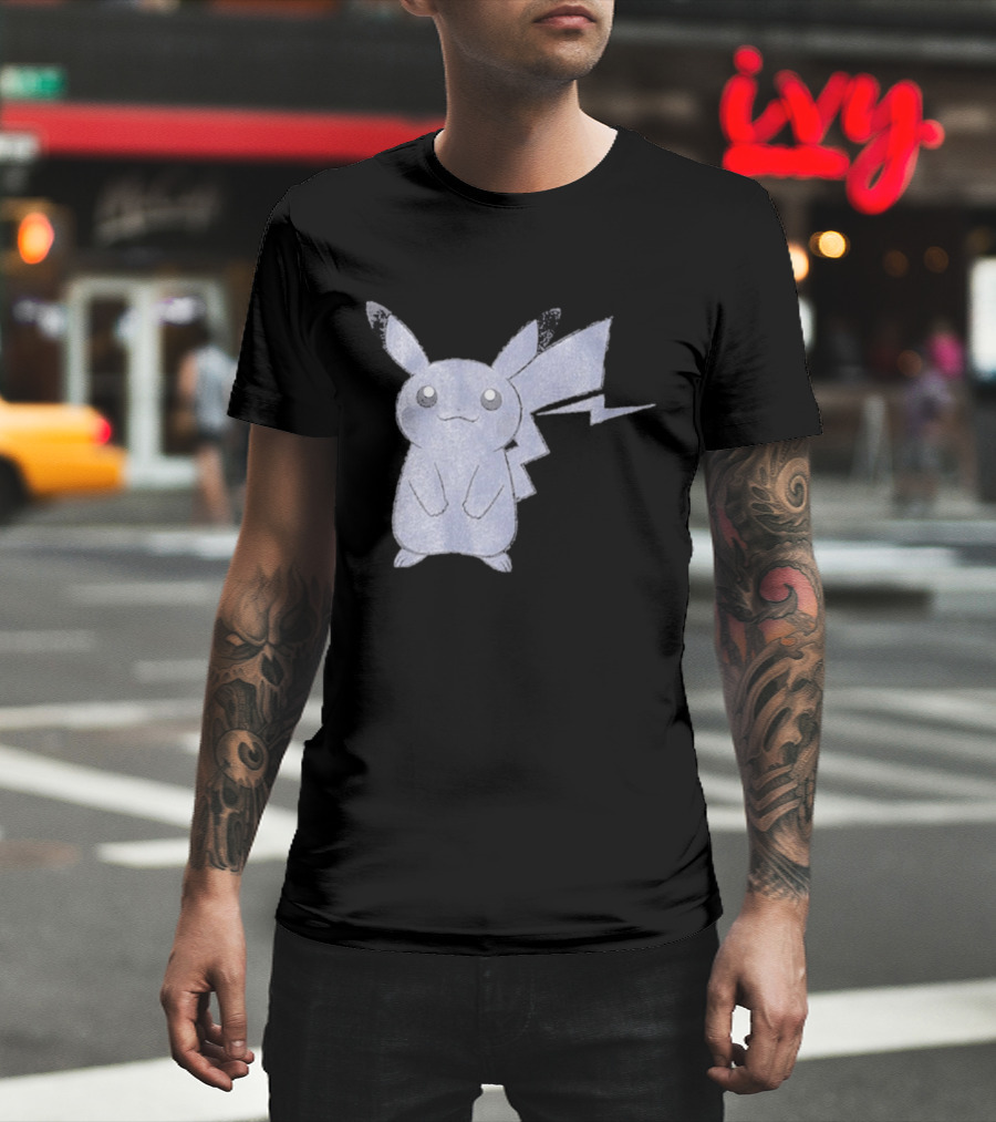 Thunderbolt Project Black Pikachu By Fragment And Pokémon Los Angeles T-Shirt