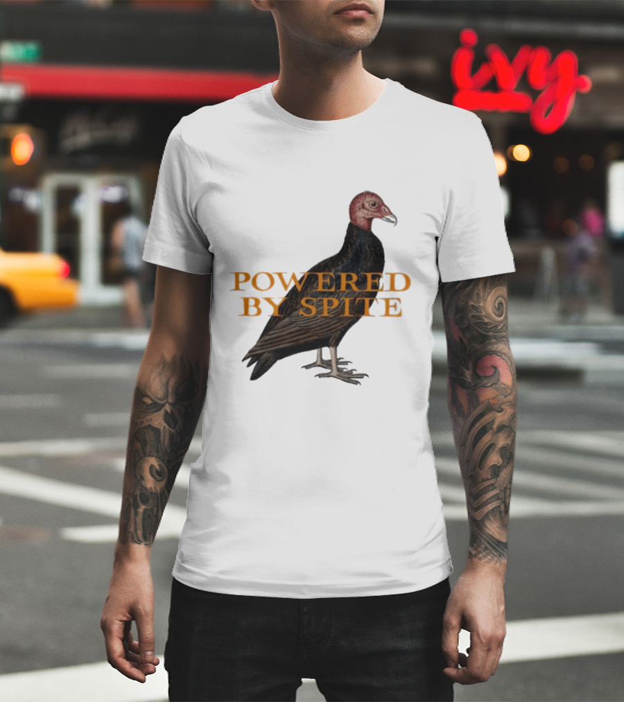 Powered By Spite Turkey Vulture T-Shirt