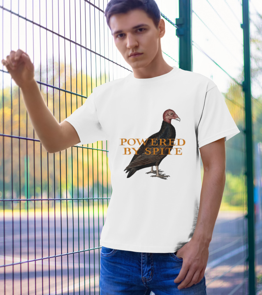 Powered By Spite Turkey Vulture T-Shirt