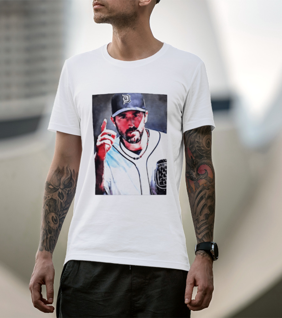 Spencer Torkelson Justin Verlander Detroit Tigers Baseball T-Shirt