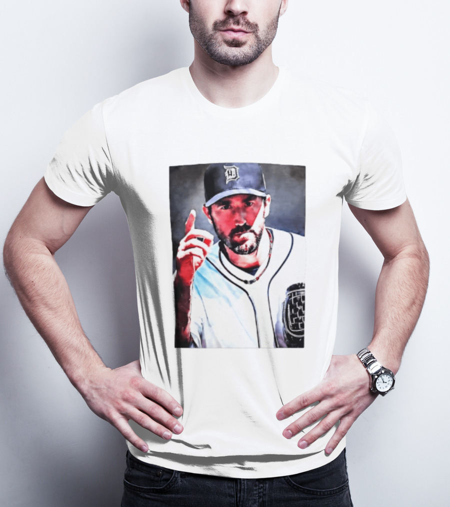 Spencer Torkelson Justin Verlander Detroit Tigers Baseball T-Shirt