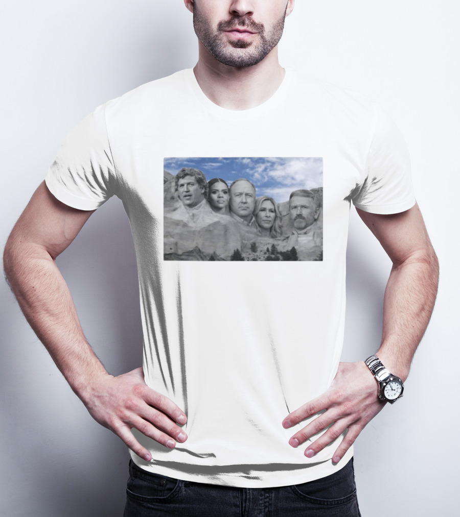 Thomas Massie Candace Owens Alex Jones Marjorie Taylor Greene Mount Rushmore MAGA Squad T-Shirt