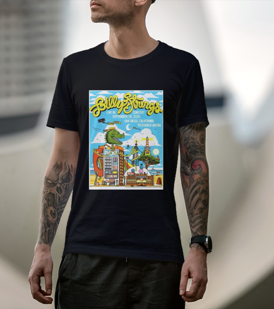 Billy Strings Live In Concert September 28 2026 San Diego Pechanga Arena T-Shirt