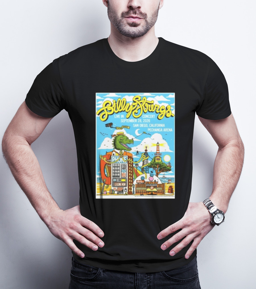 Billy Strings Live In Concert September 28 2026 San Diego Pechanga Arena T-Shirt