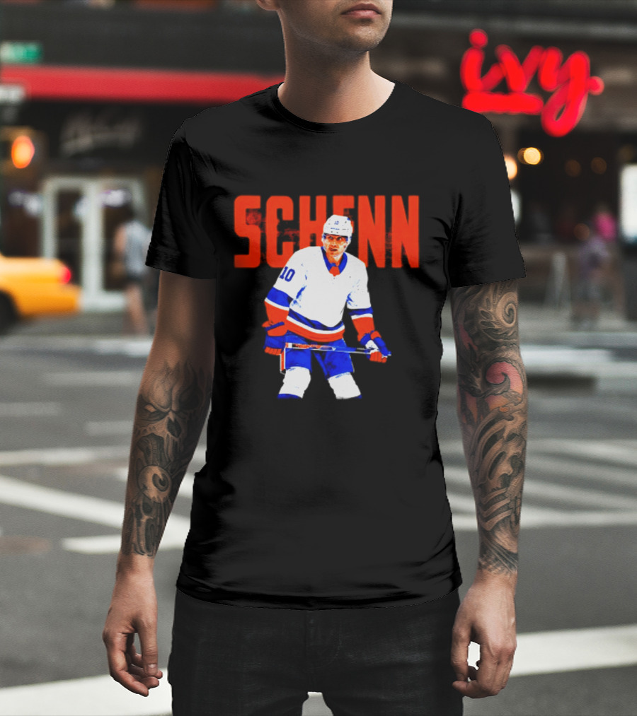 New York Islanders Brayden Schenn Grunge T-Shirt