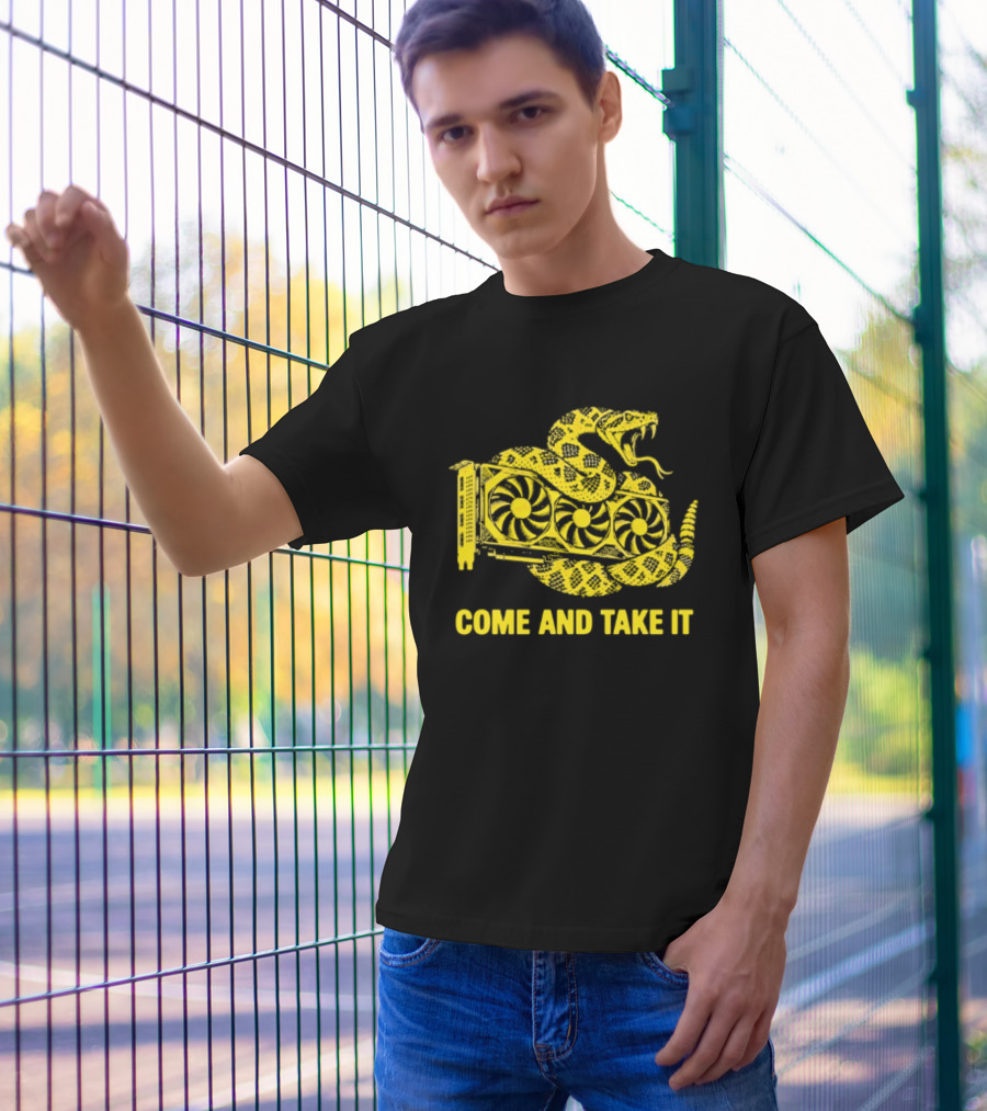 Come And Take It Snake GPU Graphic Card T-Shirt