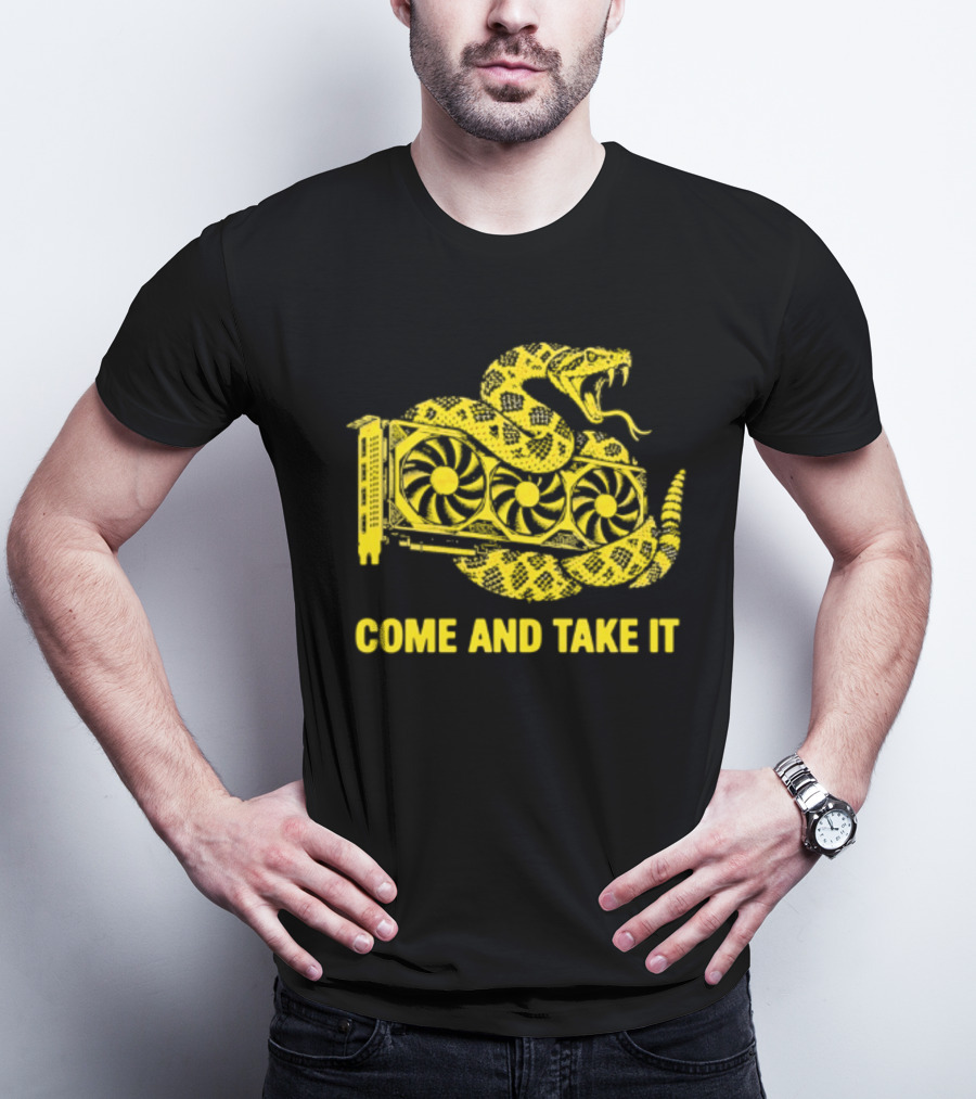 Come And Take It Snake GPU Graphic Card T-Shirt