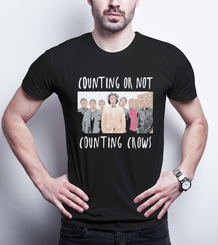 Counting Or Not Counting Crows Band Visual T-Shirt