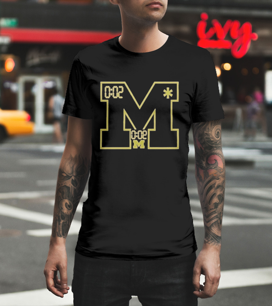 Michigan Wolverines Big Ten Football 002 Asterisk NCAA 2026 T-Shirt