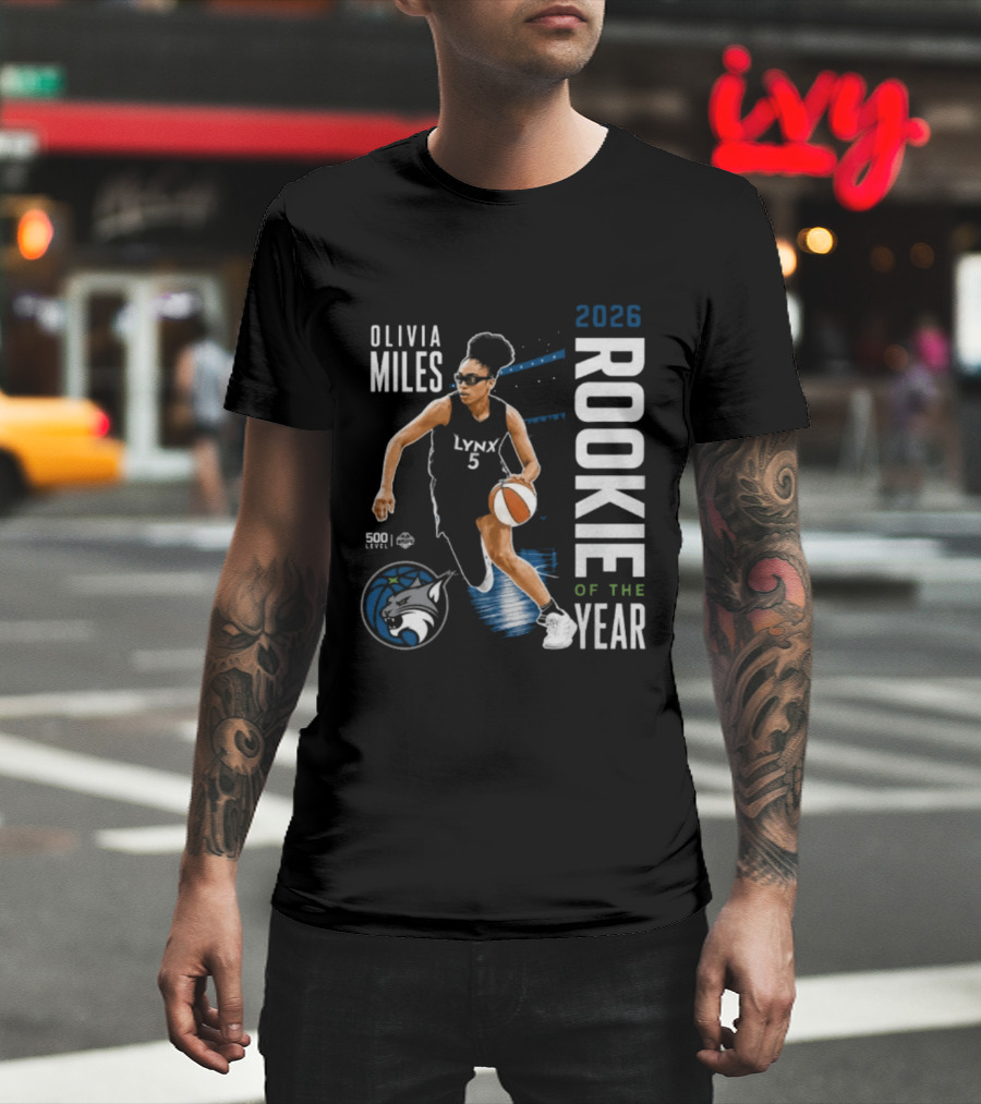 Olivia Miles Lynx 2026 Rookie Of The Year Basketball Legend T-Shirt