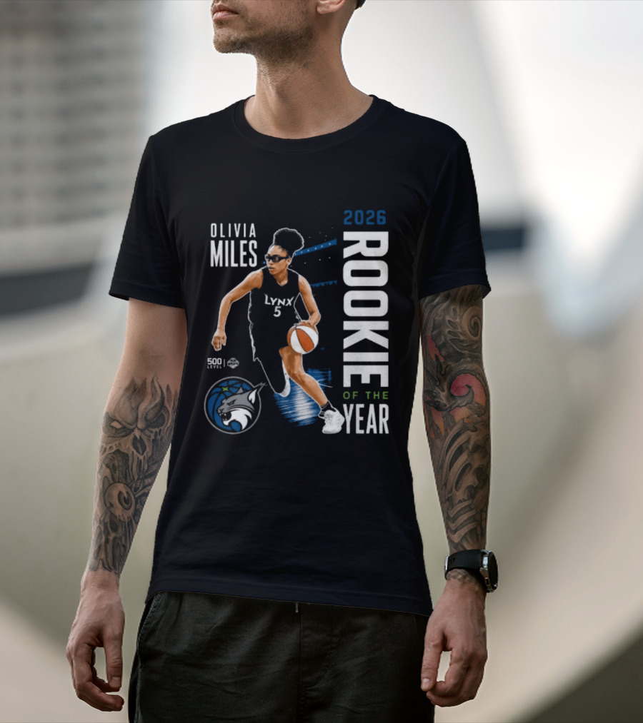 Olivia Miles Lynx 2026 Rookie Of The Year Basketball Legend T-Shirt