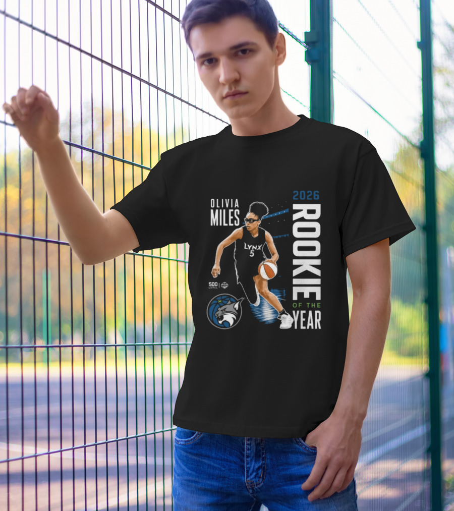 Olivia Miles Lynx 2026 Rookie Of The Year Basketball Legend T-Shirt
