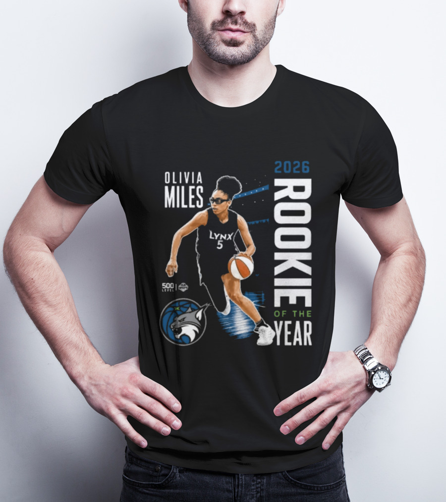 Olivia Miles Lynx 2026 Rookie Of The Year Basketball Legend T-Shirt