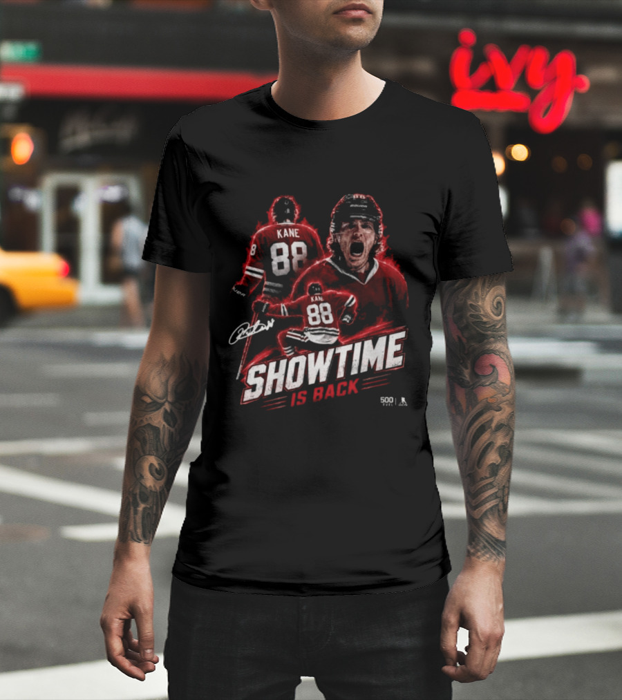 Patrick Kane 88 Showtime Is Back Chicago Trio T-Shirt