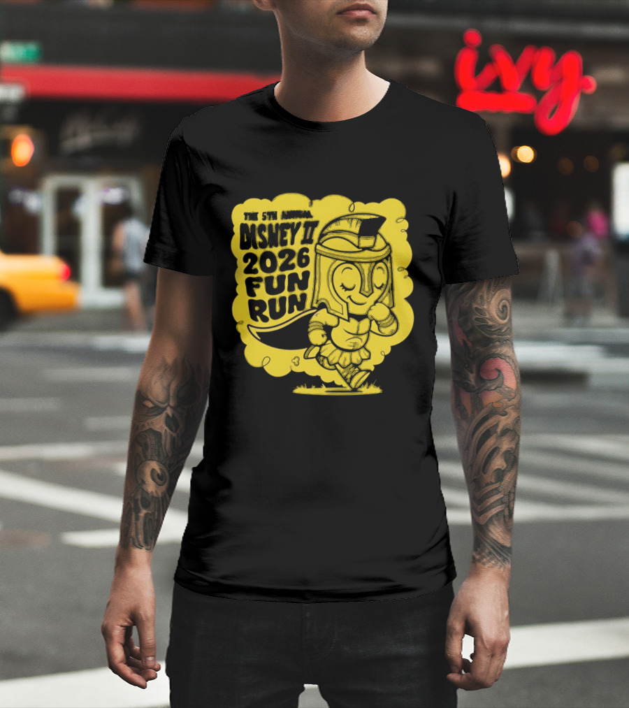 The 5th Annual Disney II 2026 Fun Run Harebrained Character Celebration T-Shirt