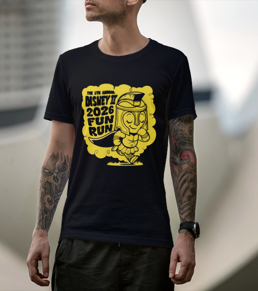 The 5th Annual Disney II 2026 Fun Run Harebrained Character Celebration T-Shirt