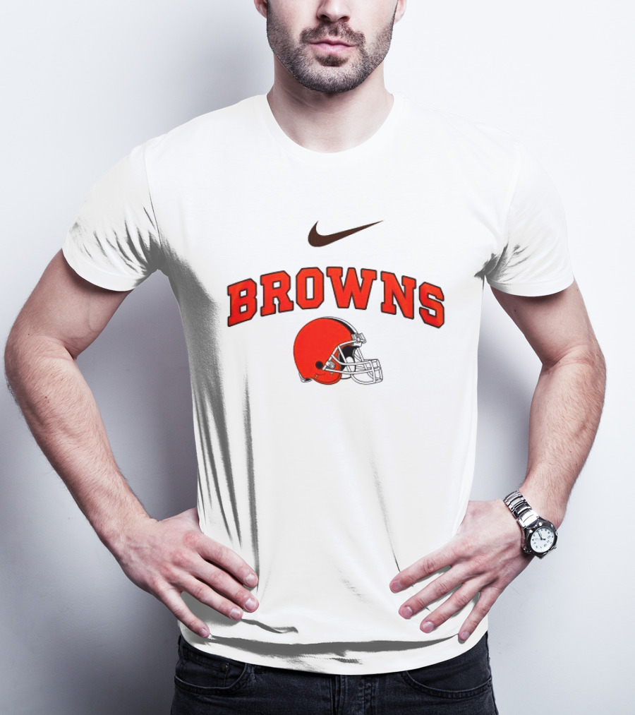 Cleveland Browns Nike Helmet Browns Make Washington Grateful Again Game Day T-Shirt