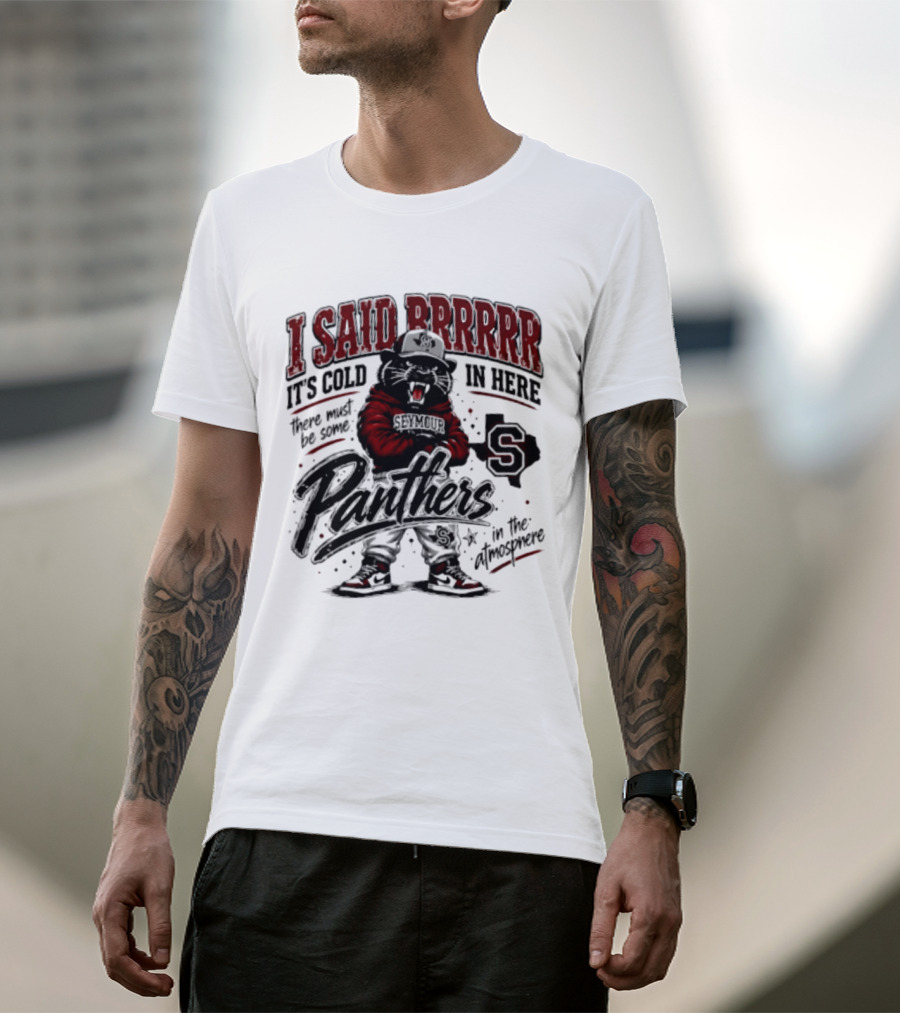 I Said Brrrrr It’s Cold In Here There Must Be Some Panthers In The Atmosphere T-Shirt
