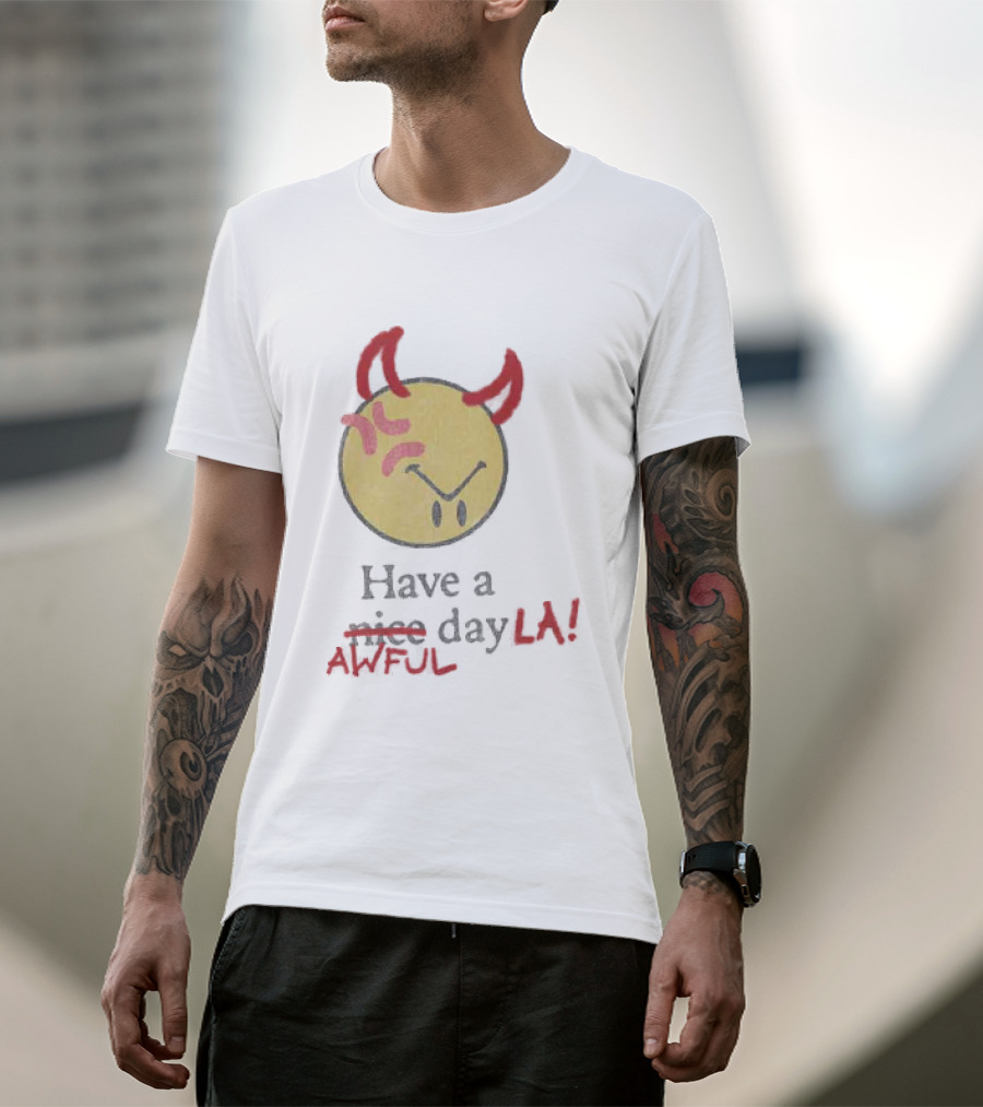 Isaiah Rashad Awful Day LA Anniversary Show 2026 Souvenir T-Shirt