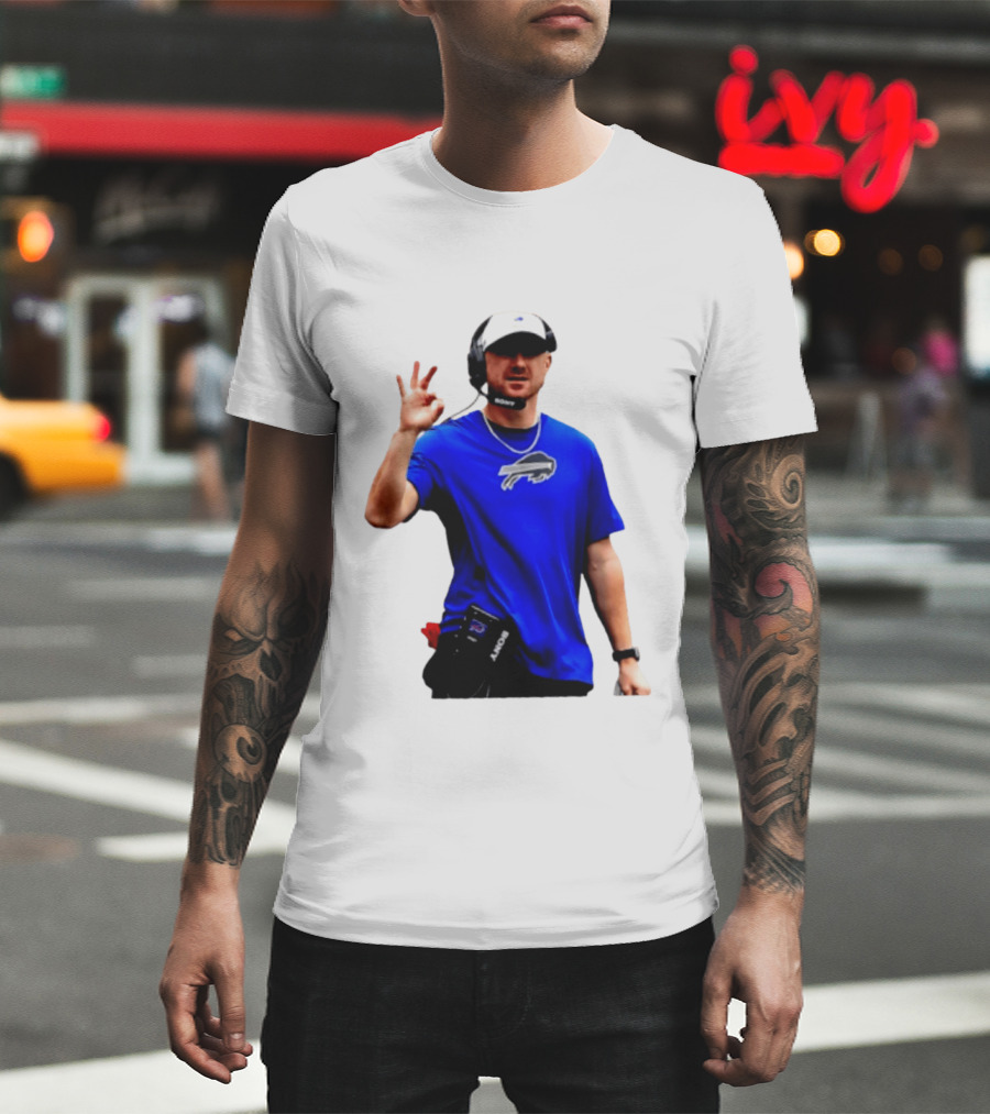 Joe Brady Buffalo Bills Coaching Moments Buffalo T-Shirt