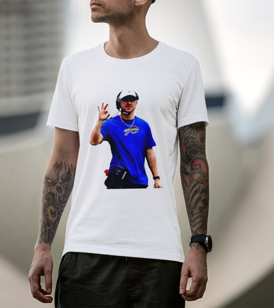 Joe Brady Buffalo Bills Coaching Moments Buffalo T-Shirt