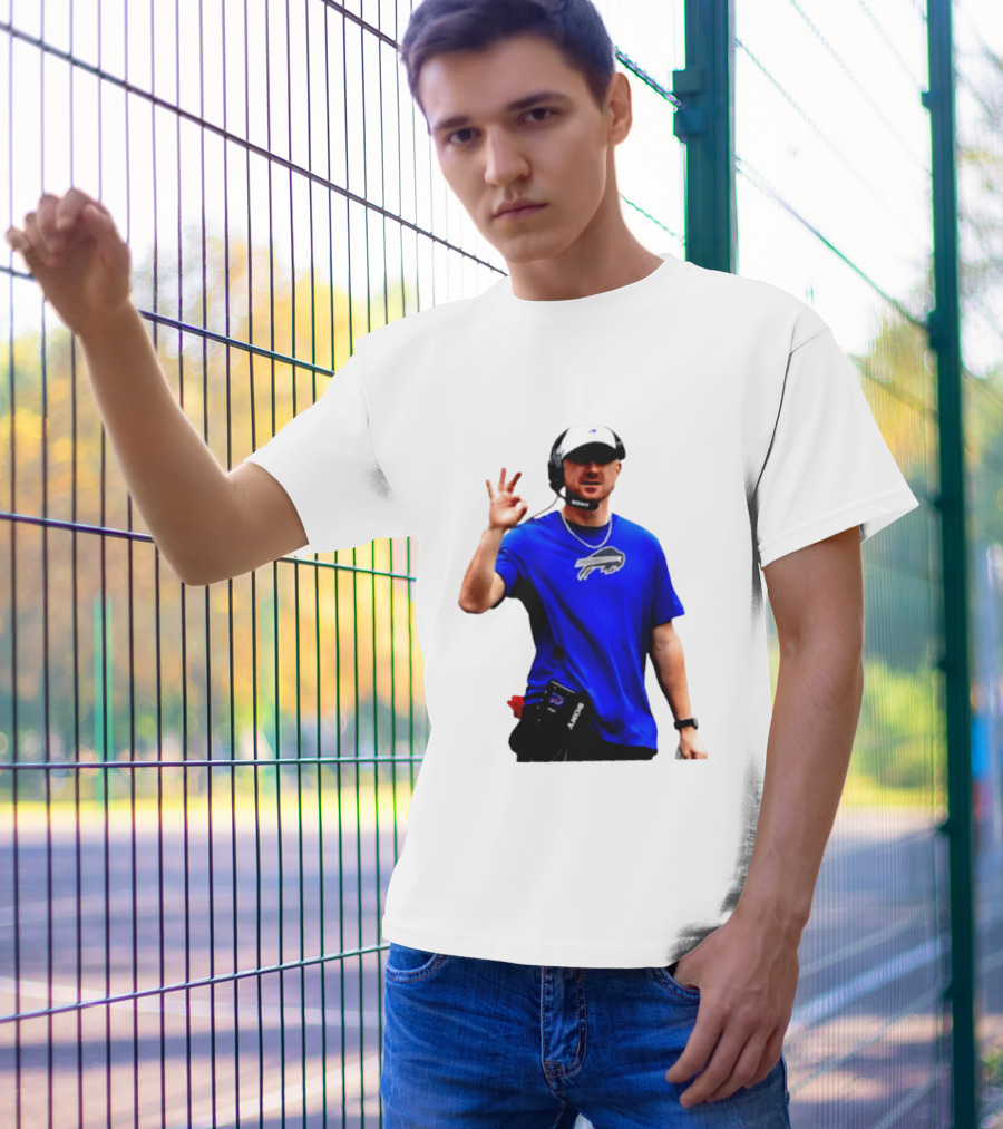 Joe Brady Buffalo Bills Coaching Moments Buffalo T-Shirt