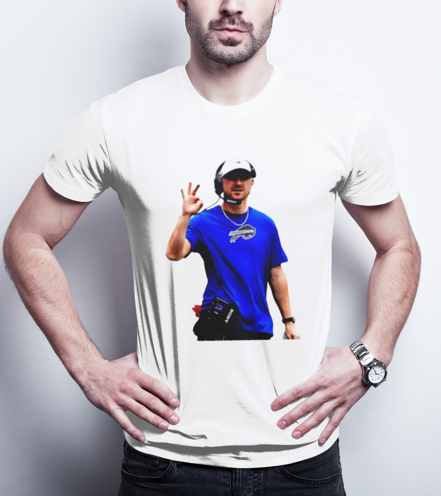 Joe Brady Buffalo Bills Coaching Moments Buffalo T-Shirt