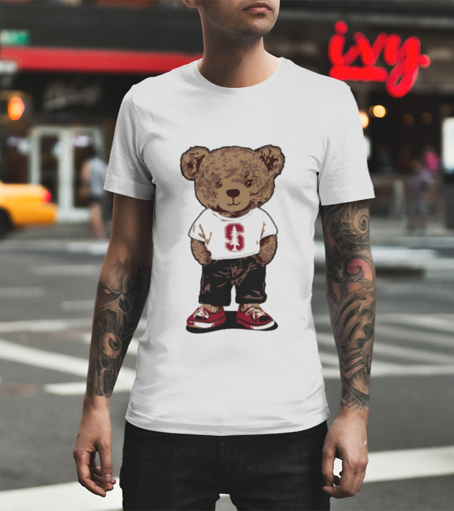 Stanford Cardinal 2026 Teddy Bear NCAA Fan Gear T-Shirt