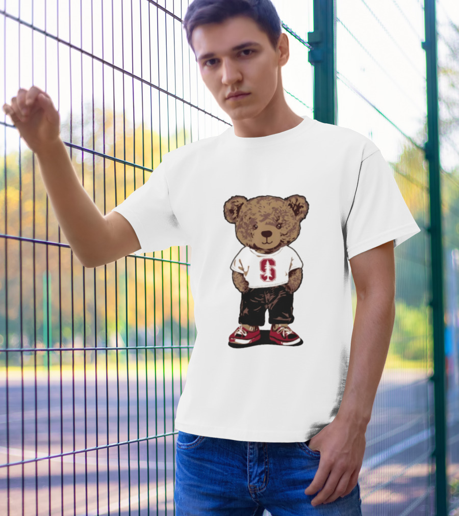 Stanford Cardinal 2026 Teddy Bear NCAA Fan Gear T-Shirt