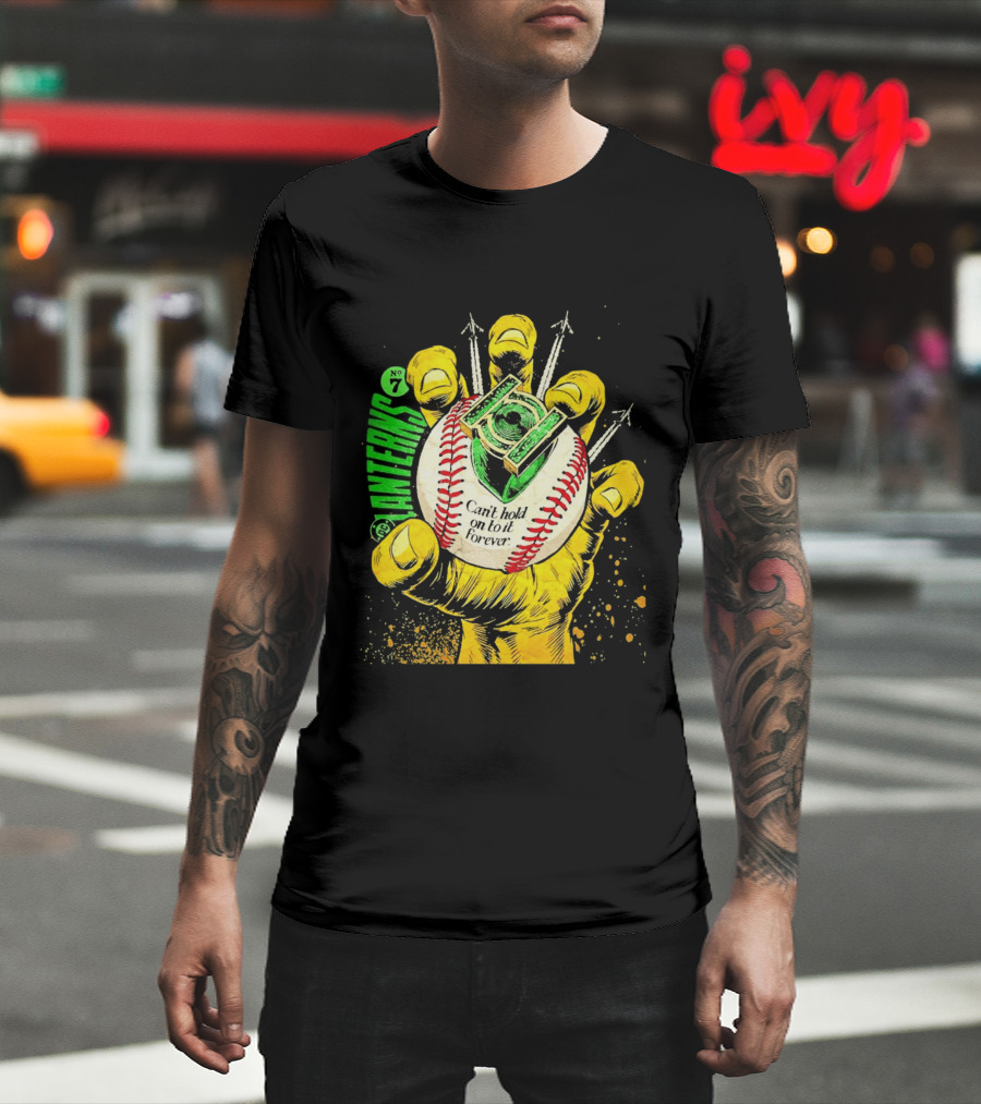 DC Comics Lanterns No 7 Can't Hold On To It Forever Baseball Glove T-Shirt