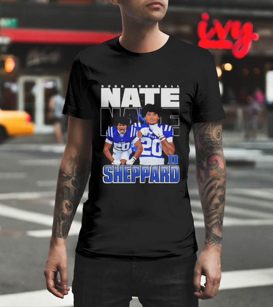 Super Football Nate Sheppard Duke Blue Devils 90s T-Shirt