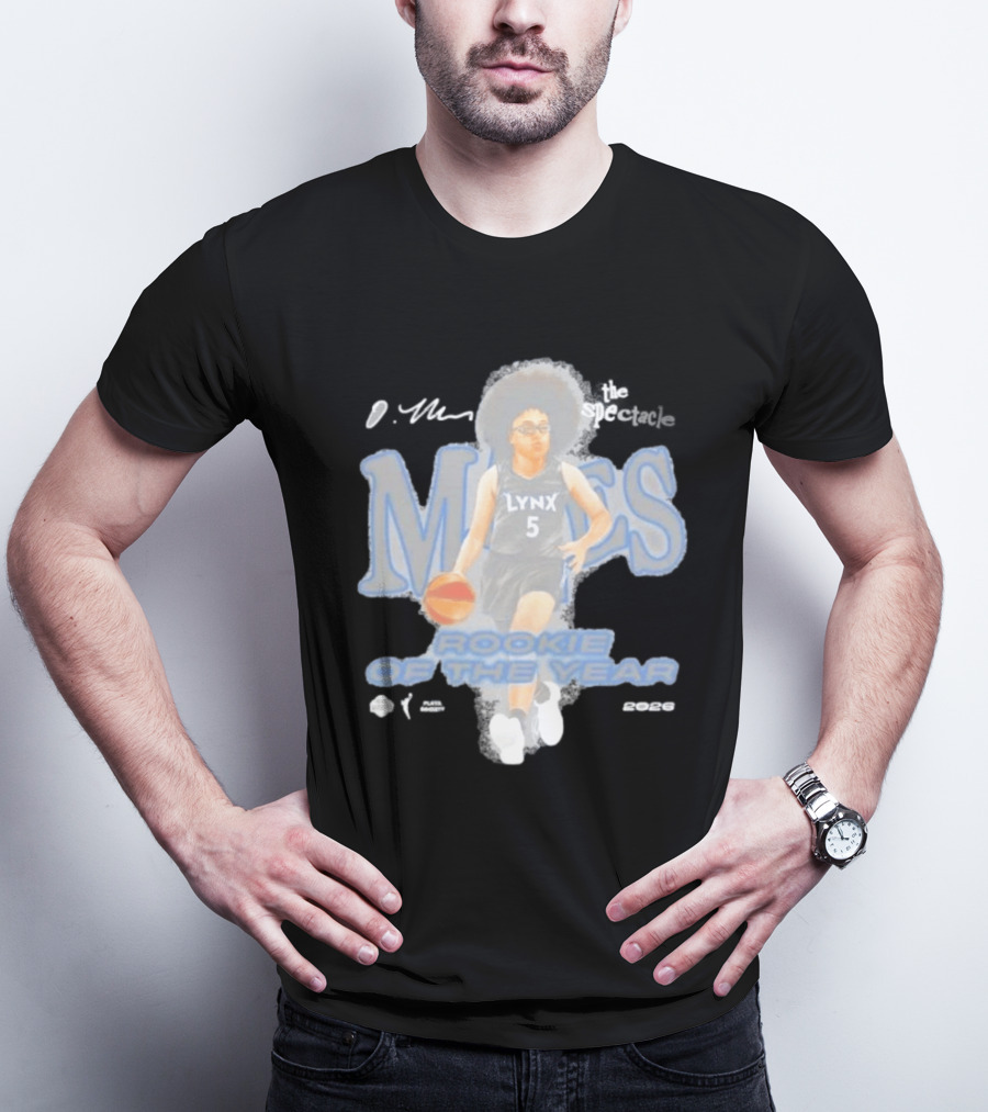 Olivia Miles Minnesota Lynx Playa Society Rookie Of The Year 2026 T-Shirt