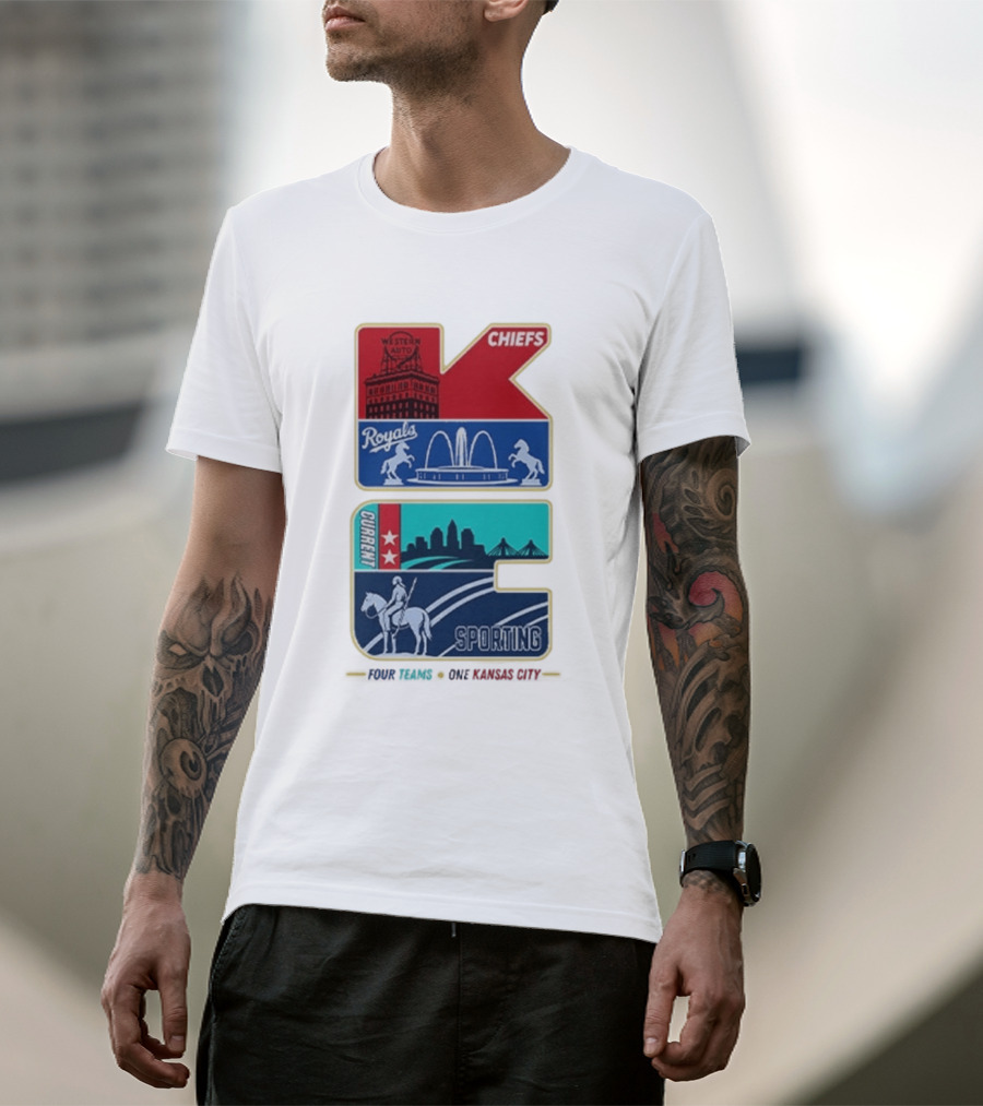Chiefs Royals Current Sporting Kansas City Western Auto T-Shirt