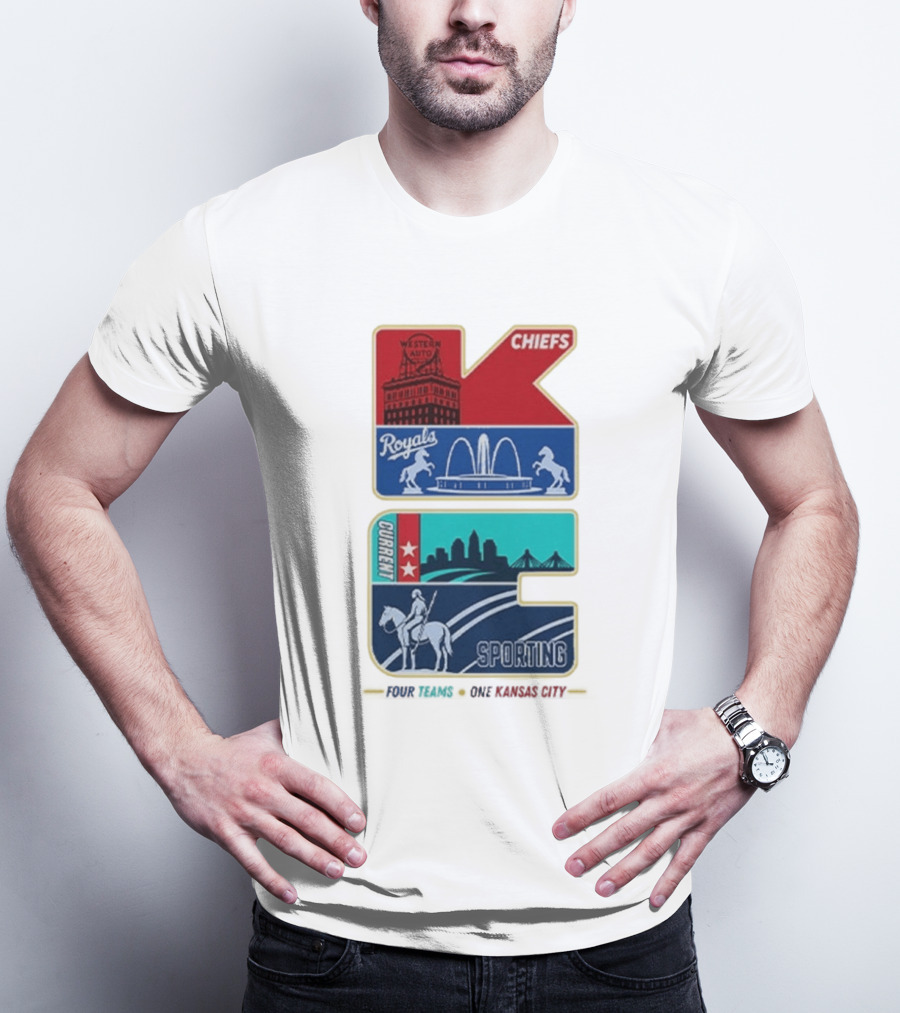 Chiefs Royals Current Sporting Kansas City Western Auto T-Shirt