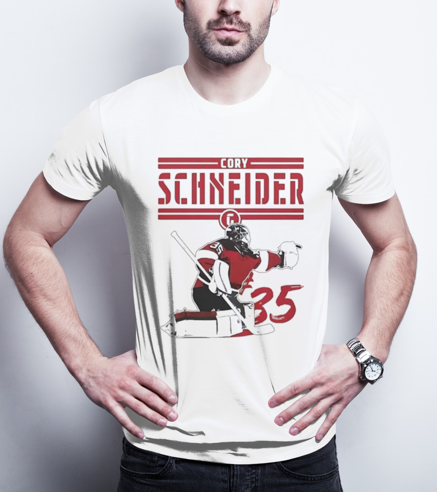 Cory Schneider New Jersey Devils Hockey Player 35 T-Shirt
